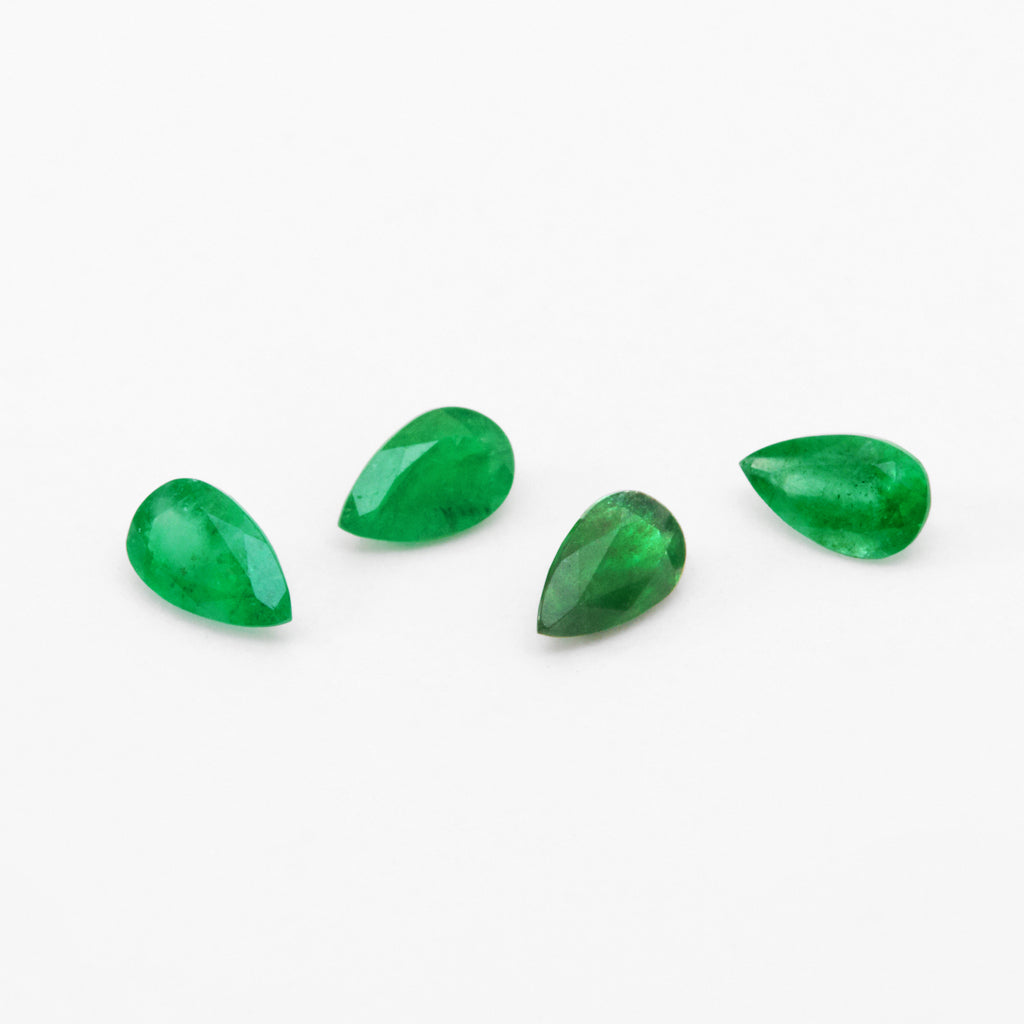 4x2.5mm AA Dark Brazilian Emerald Pears – Columbia Gem House