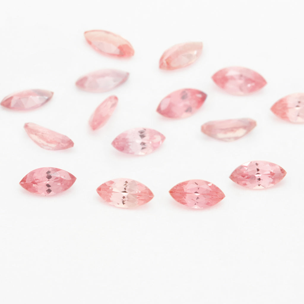 3x1.5 to 5x2.5mm Untreated Light Padparadscha Winza Sapphire Marquise ...