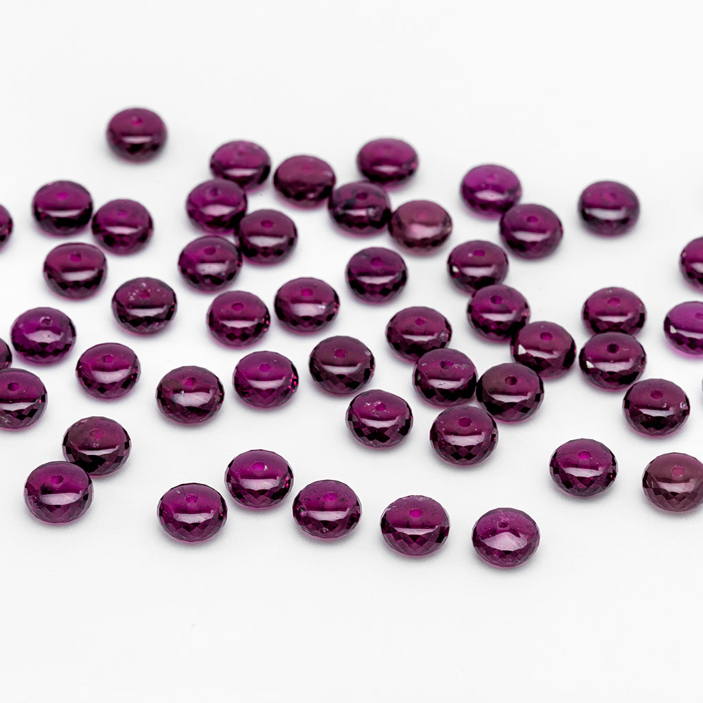 5 to 6mm Grape Garnet® Rondels – Columbia Gem House