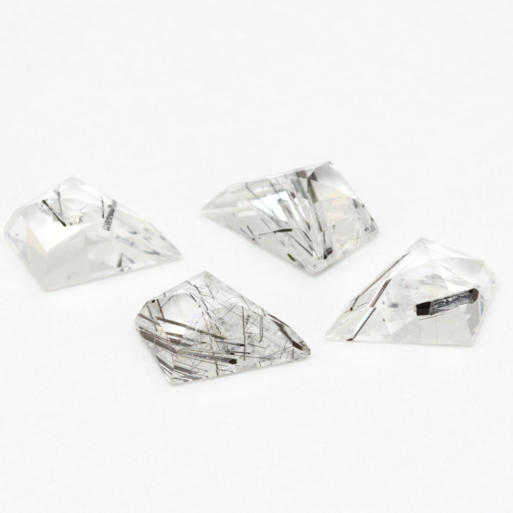 12x9mm Tourmalated Quartz Rose Cut Kites – Columbia Gem House