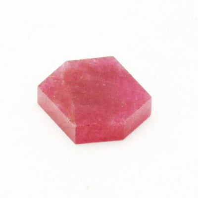 10x8mm Liberian Ruby Hex Slices – Columbia Gem House
