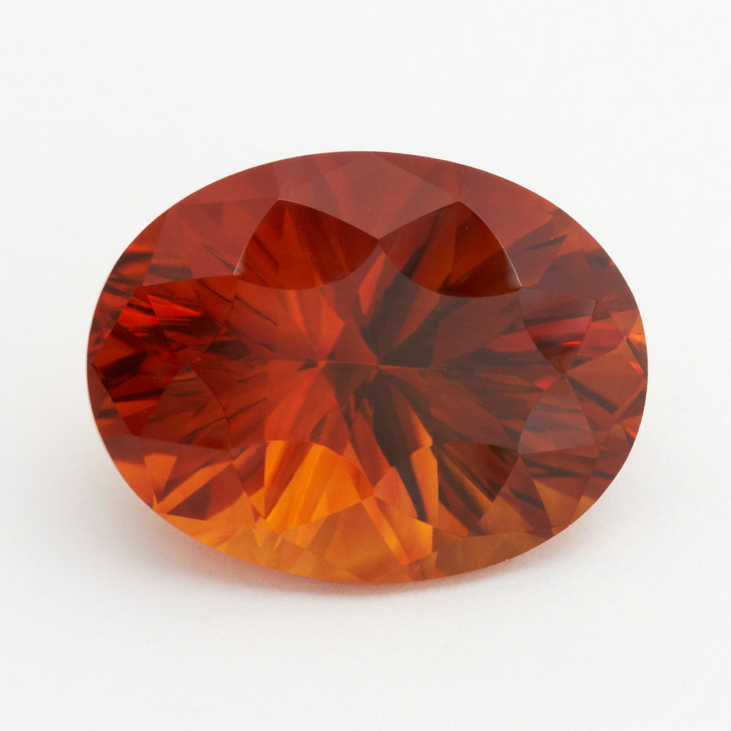 10.34ct Fire Citrine® Concave Oval – Columbia Gem House