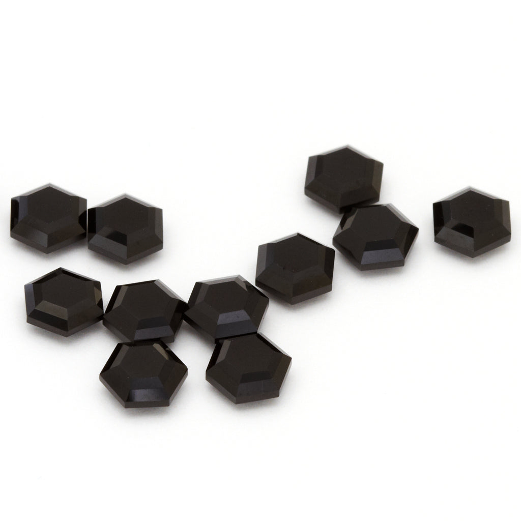 4mm to 6mm Black Spinel Hex Tablets™ – Columbia Gem House